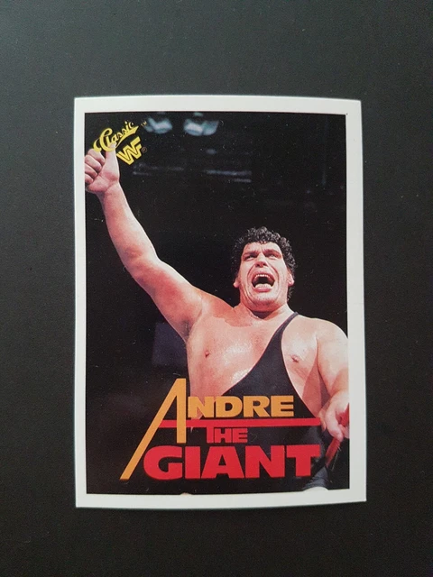 1990 CLASSIC ANDRE the Giant WWE WWF WCW Wrestling Superstars Card $7. ...