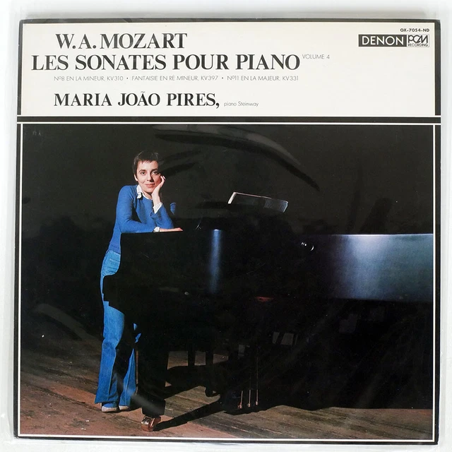 MARIA JOAO PIRES Mozart : Les Sonates Pour Piano, Volume 4 Denon Ox7054 ...