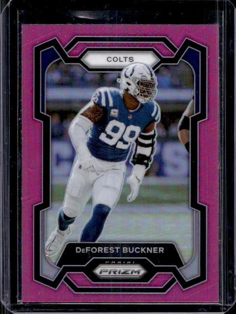 2023 PANINI PRIZM DeForest Buckner rose Prizm parallèle #125 Colts d ...