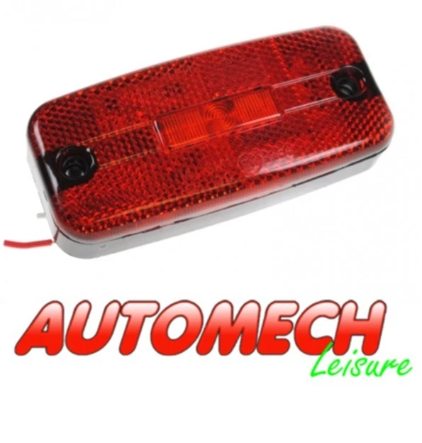 VALENS VS-L02, 5 LED Red Rear Outline Marker Light/Lamp Caravan ...
