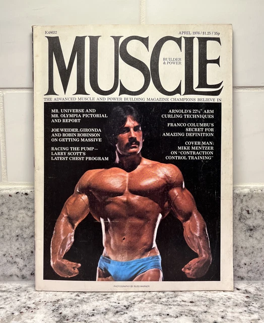 MUSCLE BUILDER BODYBUILDING Magazine April 1976 Heavy Duty Mike Mentzer ...