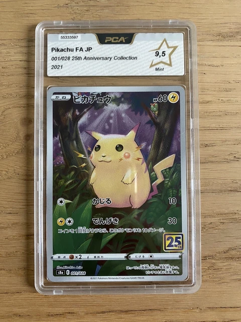 POKÉMON CARD 25TH Anniversary Célébrations Japanese Pikachu 001/028 PCA 9,5 PSA EUR 24,90 ...