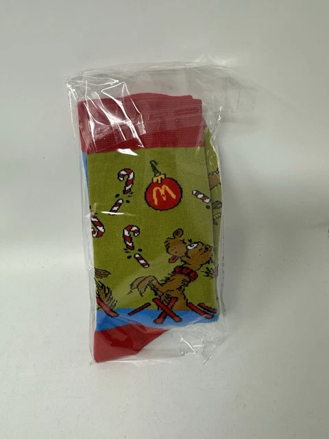 MCDONALD'S CANADA THE Grinch 2025 Socks NEW Adult One Size Blue Green ...