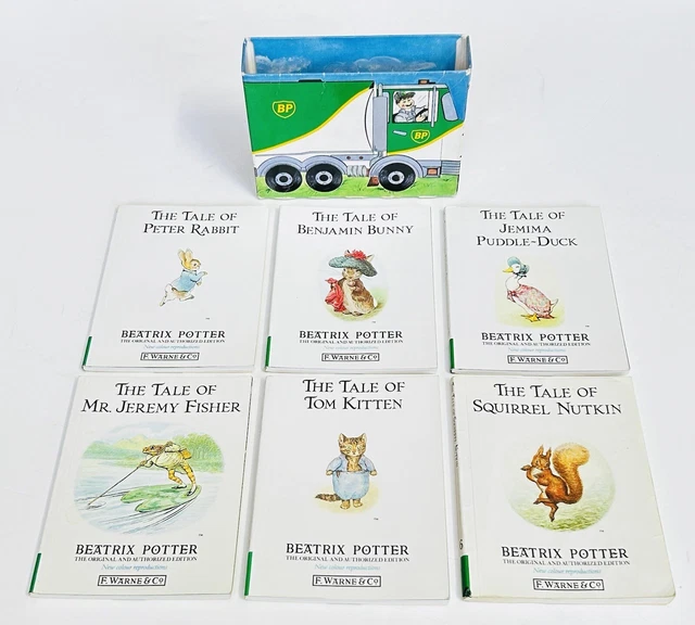 VINTAGE PETER RABBIT Book Collection Box Set of 6 Beatrix Potter BP ...