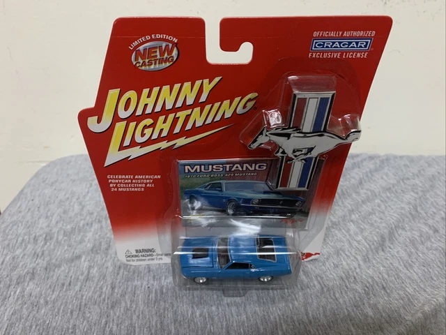 JOHNNY LIGHTNING 1970 Ford Boss 429 Mustang Pony Car Limited Edition ...