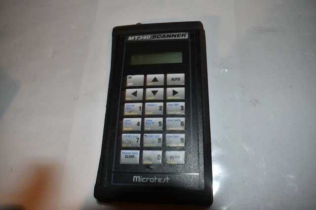 MICROTEST MT340 SCANNER Cable Tester (Gm52) £21.24 - PicClick UK
