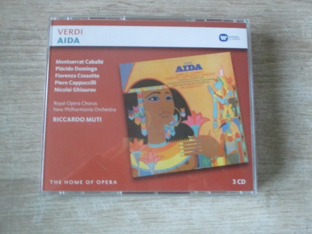 VERDI - AIDA Ricardo Muti 3 CD Box EUR 13,99 - PicClick DE