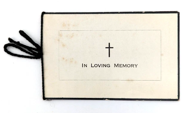 ANTIQUE WW2 MEMORIAL Funeral Death Card to James Hickman Dagenham 1944 ...