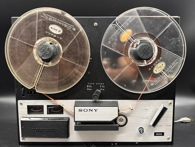 SONY TC-250A SOLID State Stereo Reel-to-Reel Tapecorder WORKS £110.43 ...