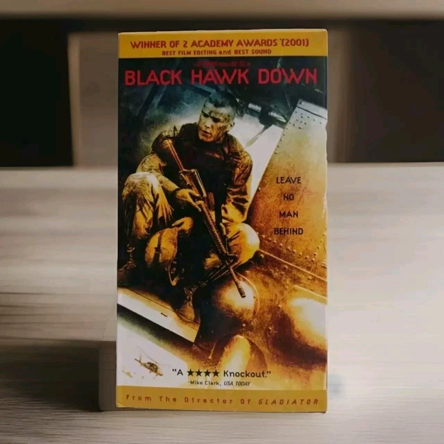 BLACK HAWK DOWN 2002 VHS Tape - Josh Hartnett, Ewan McGregor * 2 ...