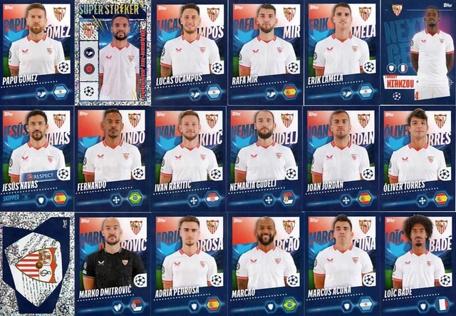 TOPPS UEFA CHAMPIONS League 2023/2024 Sticker All 19 Sevilla FC £2.56 - PicClick UK