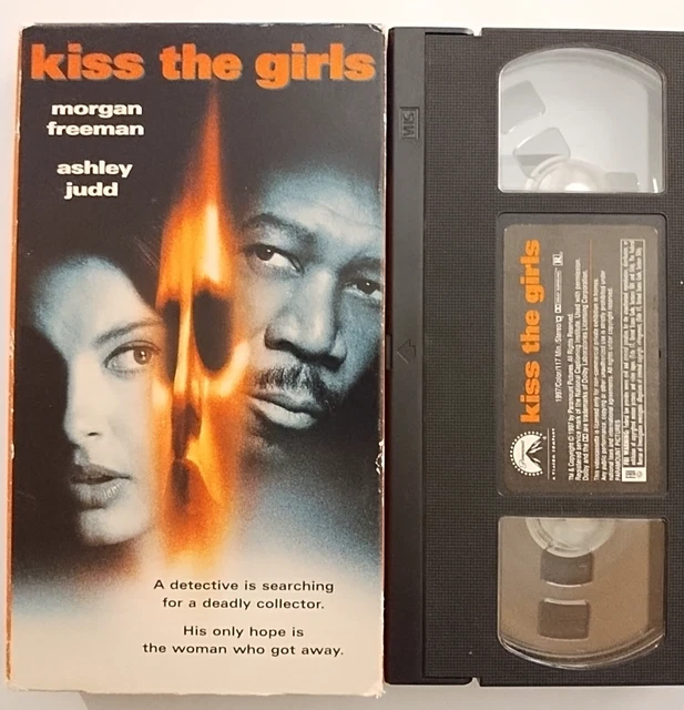 KISS THE GIRLS - Ashley Judd, Morgan Freeman (VHS, 1998) **Buy 2 Get 1 ...