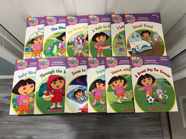 NICK JR DORA The Explorer Phonics Reading Books Scholastic Set Of 12 ...