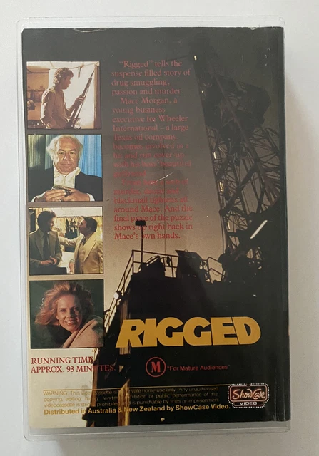 RIGGED [VHS] SHOW Case Video Clamshell Ex-Rental Tape 1985 Pamela Jean ...