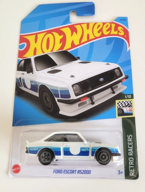 HOT WHEELS FORD Escort RS2000 White #4 - 2023 Retro Racers EUR 10,06 ...