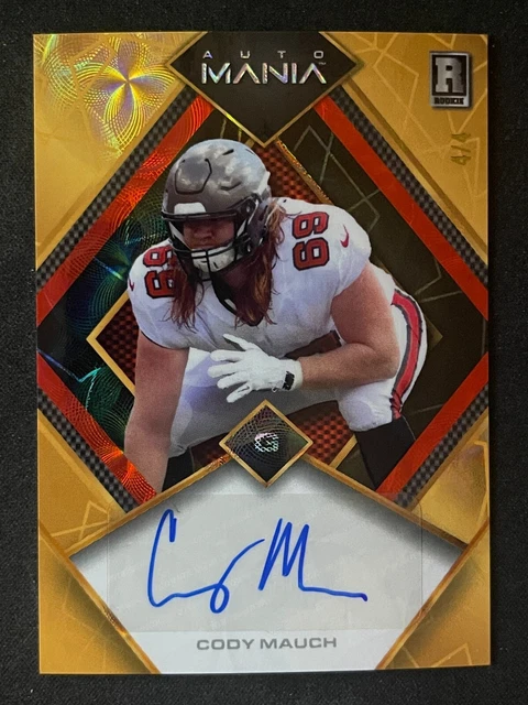 2023 WILD CARD Auto Mania Cody Mauch Auto Gold Lazer /4 recrue EUR 15 ...