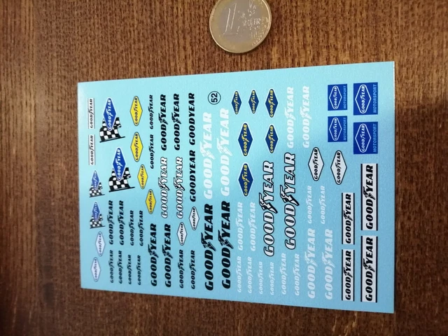 DECALCOMANIE DECALS OLD Wrc Pub Rallye Good Year Pneu 1/24 EUR 6,40 ...