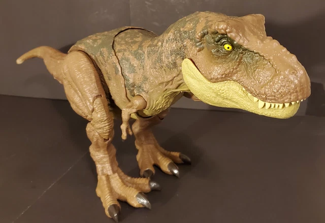 MATTEL JURASSIC WORLD Dino Escape Tyrannosaurus Rex Stomp N' Escape 20 ...