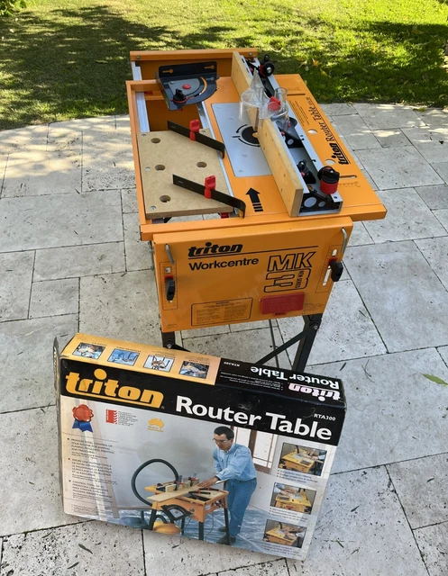 TRITON WORKCENTRE MK3 including extension bench, router table and dust ...