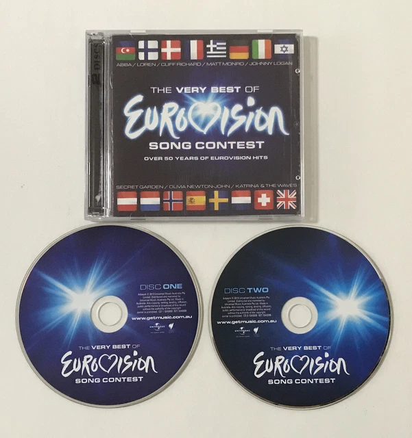 50 YEARS OF Eurovision 2x CD Lulu Dana Loreen Abba Olivia Newton-John ...