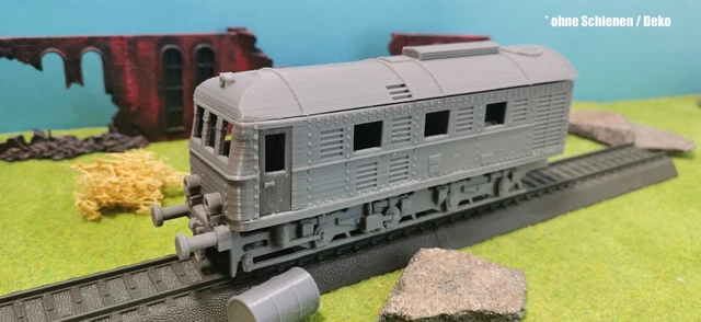 WEHRMACHT LOCOMOTIVE DIESEL Locomotive D311 Wehrmacht Model Kit 1/87 1/ ...