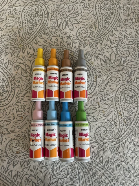 MAGIC MARKER SPEEDRY Royal Sovereign - Copic Sharpie Pentel - 8 Pens £9 ...