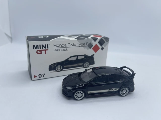1:64 SCALE MINI GT HONDA CIVIC TYPE R (FK8) HKS BLACK #97 £24.50 - PicClick UK