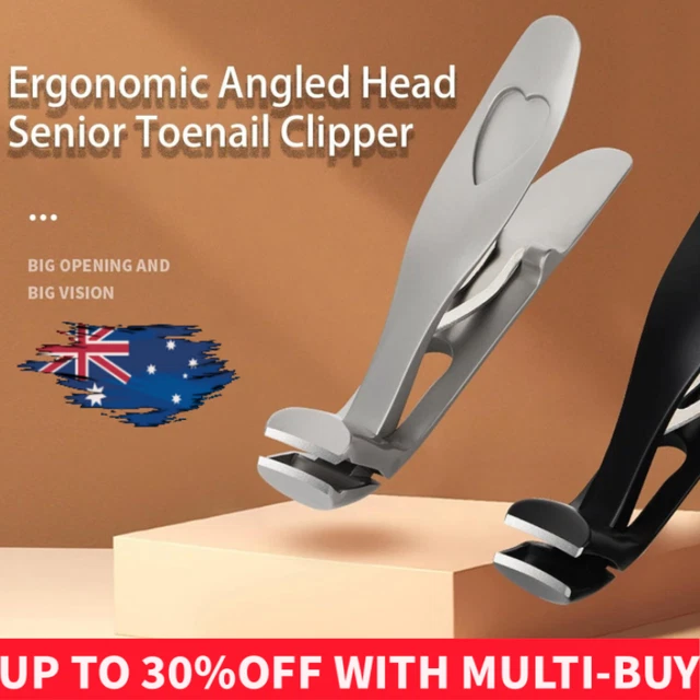 CUMUUL CLIPMASTER PRO, Ergonomic Angled Head Senior Toenail Clipper AU ...