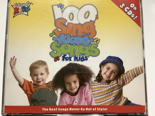 CEDARMONT KIDS 100 Sing-Along Songs For Kids On CDs With Lyrics $8.79 ...