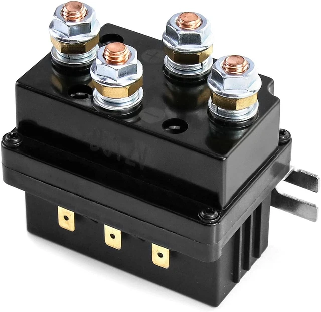 QWORK SOLENOID RELAY, 12V 500A Winch Relay Replacement $56.91 - PicClick CA