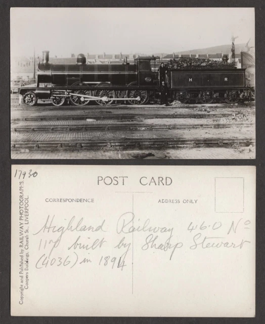 H.R. HIGHLAND RAILROAD Train Real Photo Postcard - Locomotive #117 £3. ...
