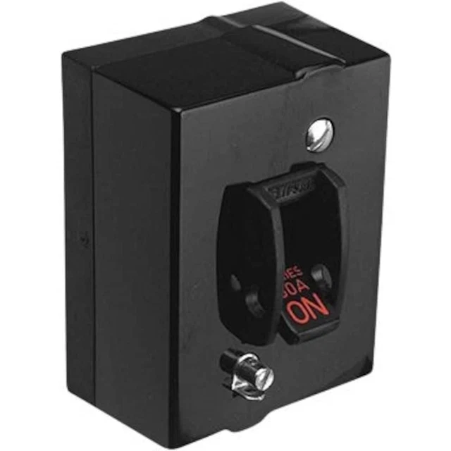 3P 80A BACK Wiring Panel Mount Isolating Switch, Black $591.07 ...