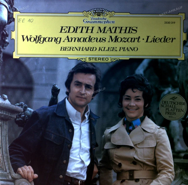 EDITH MATHIS, BERNHARD Klee - Wolfgang Amadeus Mozart - Lieder LP (VG ...