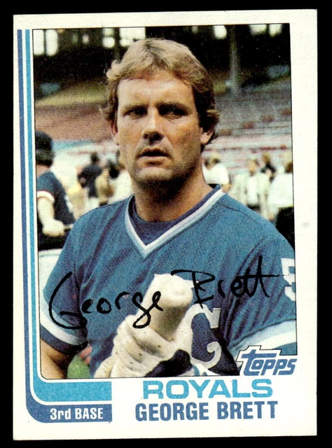 GEORGE BRETT KANSAS City Royals 1982 Topps #200 EUR 2,20 - PicClick FR