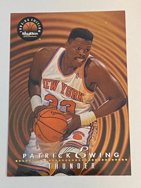 1993-94 SKYBOX PREMIUM Thunder & Lightning Card TL5 Patrick Ewing John ...