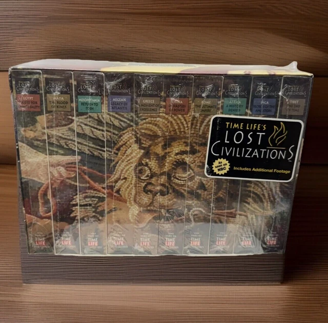 TIME LIFE'S : Lost Civilizations VHS Box 10 Tape Set 1995 Sam Waterston ...