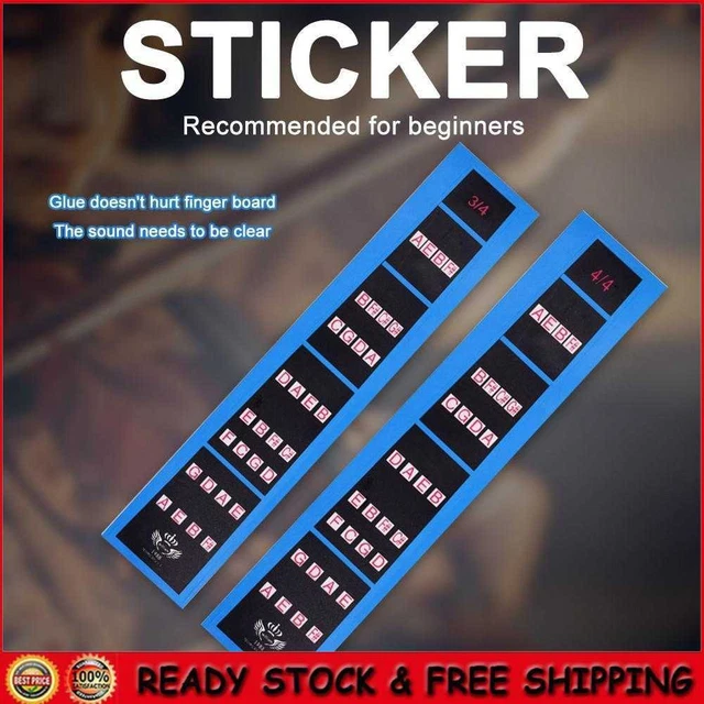 Violin Fingerboard Sticker Fretboard Note Fingering Chart Practice