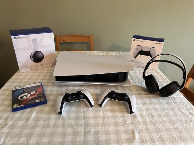 SONY PS5 DISC Edition, 2 dualsense controllers, Pulse 3D headset, Gran ...
