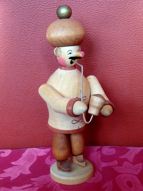 ORIGINAL ERZGEBIRGE KARL Max Dittmann Räuchermann Sultan 19 cm, alt ...