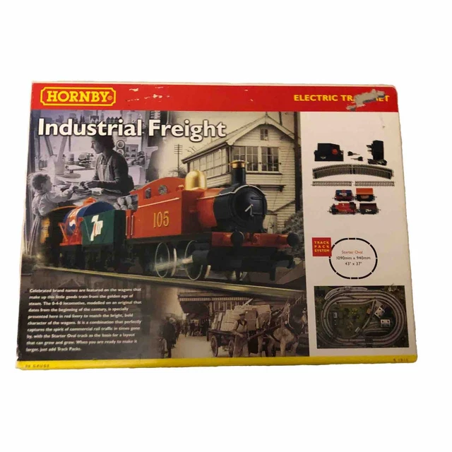 INDUSTRIAL FREIGHT TRAIN set/Starter set - R1015 - Hornby - Excell.used ...