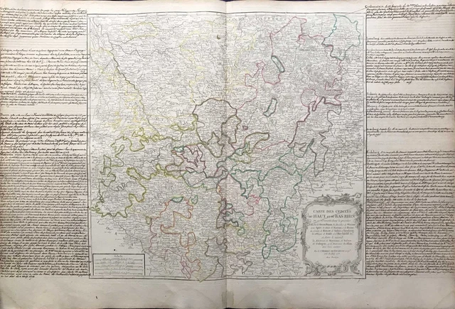 1753 VAUGONDY CARTE ancienne, antiquarian map,landkarte, kupferstich, haut-e... EUR 180,00 ...