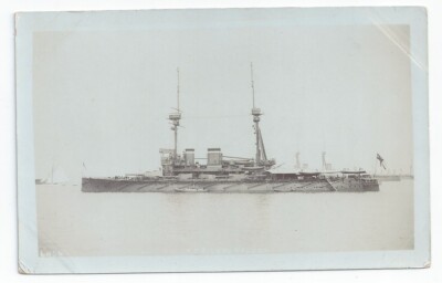 HMS LORD NELSON Lord Nelson class Battleship Royal Navy Unused RP PC ...