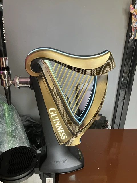 RARE GUINNESS PUMP Cold Blue Line Edition Great Condition Pub Man Cave ...