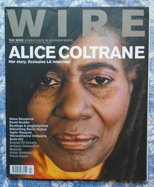 THE WIRE 2002 Alice Coltrane Steve Beresford David Grubbs Sunn O))) EUR ...