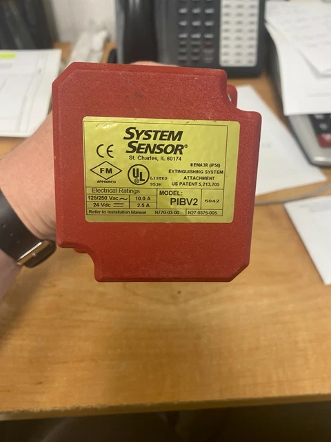 SYSTEM SENSOR PIBV2 Supervisory Tamper Switch for OS&Y Gate Valves EUR 34,50 - PicClick FR