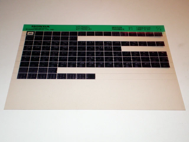 MICROFICH CATÁLOGO DE Piezas de Repuesto Honda VT 750C / Ace Sombra Typ ...