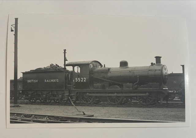 BR RAILWAY LOCOMOTIVE Photograph - 5522 Stratford Shed - D243 £3.50 ...