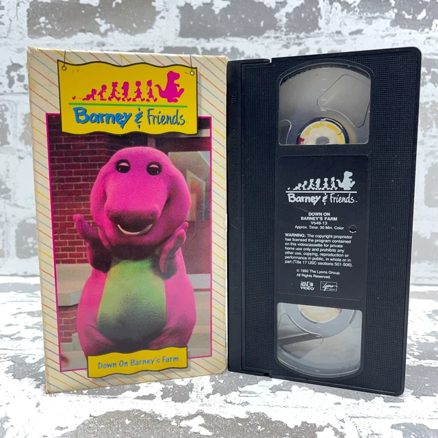 BARNEY & FRIENDS Down on Barneys Farm VHS VCR Tape 1992 Lyons John ...