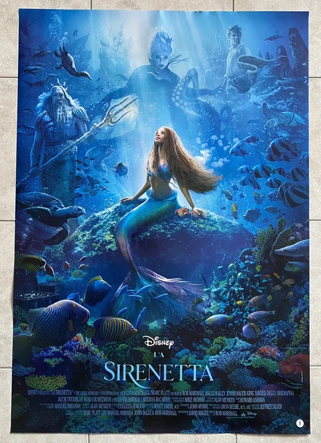 LA SIRENETTA 2023 Manifesto 1 Foglio 70*100 Orig. Movie Poster Disney ...
