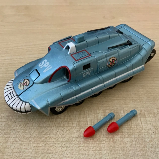 VINTAGE CAPTAIN SCARLET SPV Spectrum Patrol Vehicle + Missiles Vivid ...